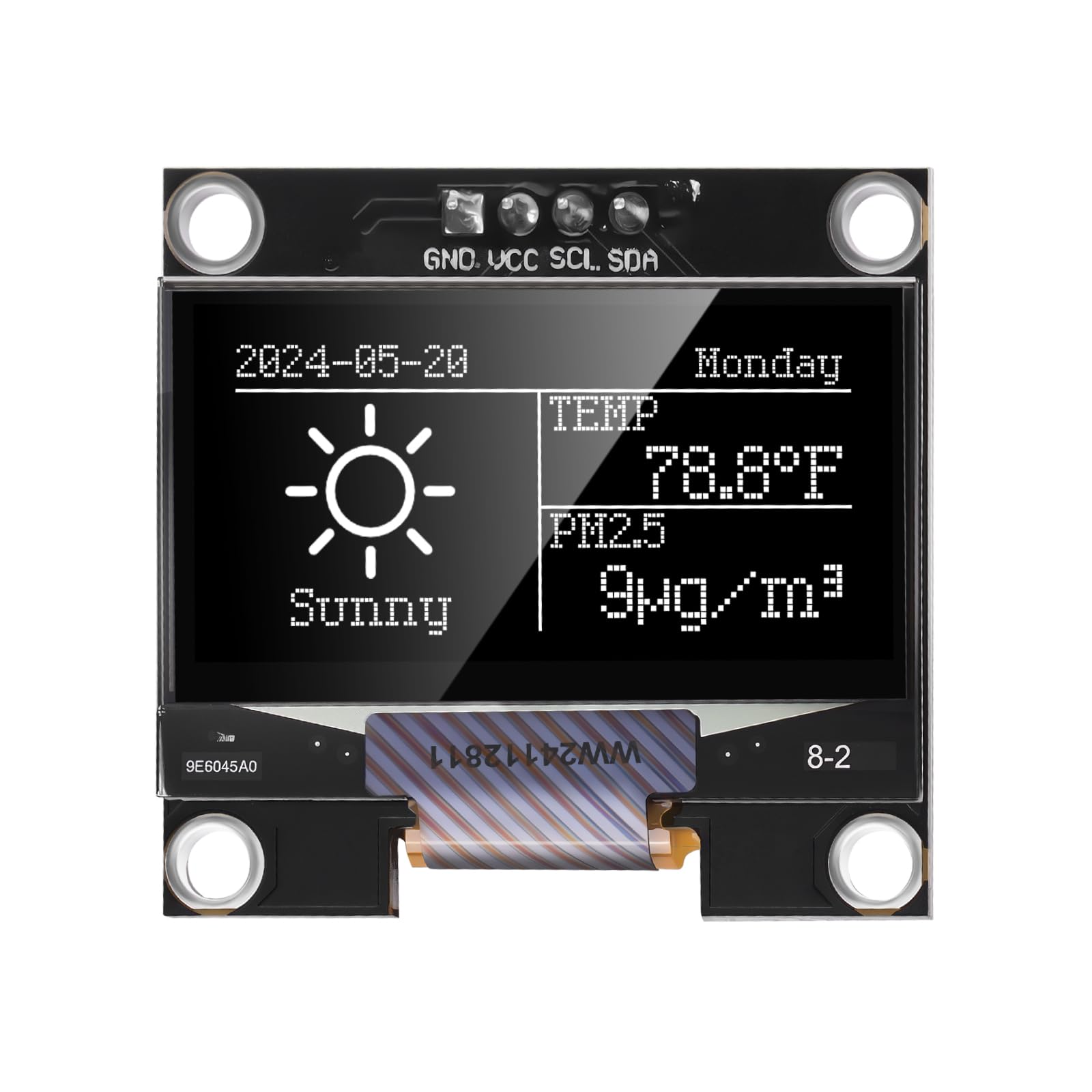 YELUFT 1pcs 1.3 Inch I2C IIC OLED Display Module 128 x 64 Pixel SSD1106 ...