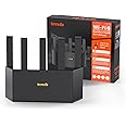 Tenda RX12L Pro Router WiFi 6 de doble banda AX3000Mbps, diseño vertical, 4 puertos Gigabit, 5 ...
