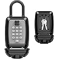 Amazon.com: AMIR Extra Large Lock Box - Push Button Combination Lock with Resettable 12-Digit ...