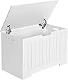 VASAGLE Lift Top Entryway Storage Chest/Bench with 2 Safety Hinge ...