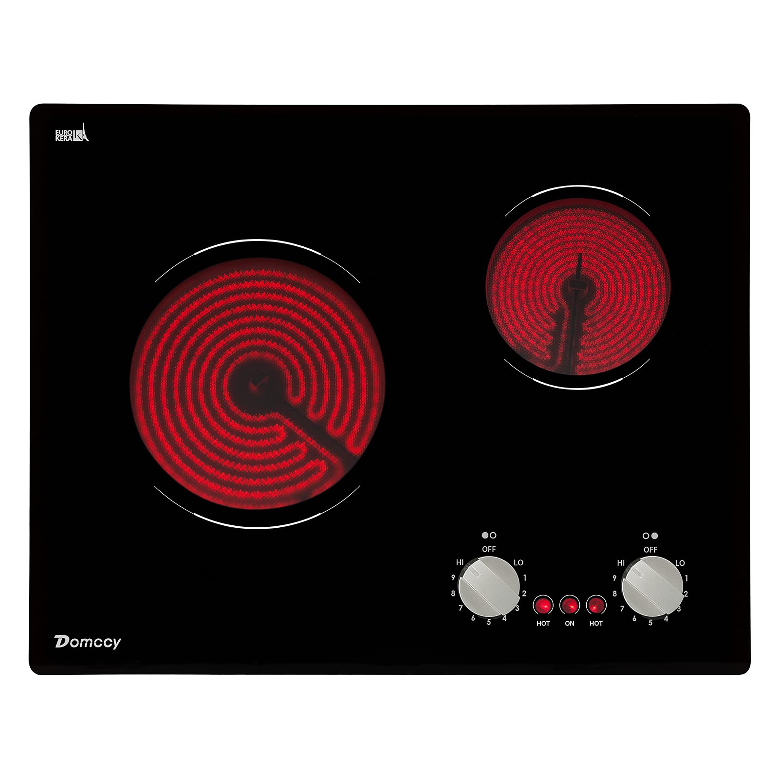Mua 2 Burner Drop in Electric Cooktop 21'' x 17" 3700W Double Electric ...