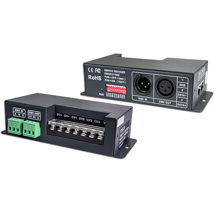 Buy LEDENET 4CH x 6A DMX-PWM CV Decoder Constant Voltage Driver Convert ...