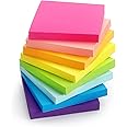 Amazon.com : Sticky Notes 3x3 inch Bright Colors Self-Stick Pads 8 Pads ...
