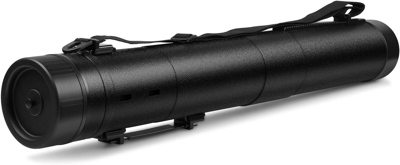 Flexzion Poster, Art, Document Tube with Strap, Expandable Waterproof ...
