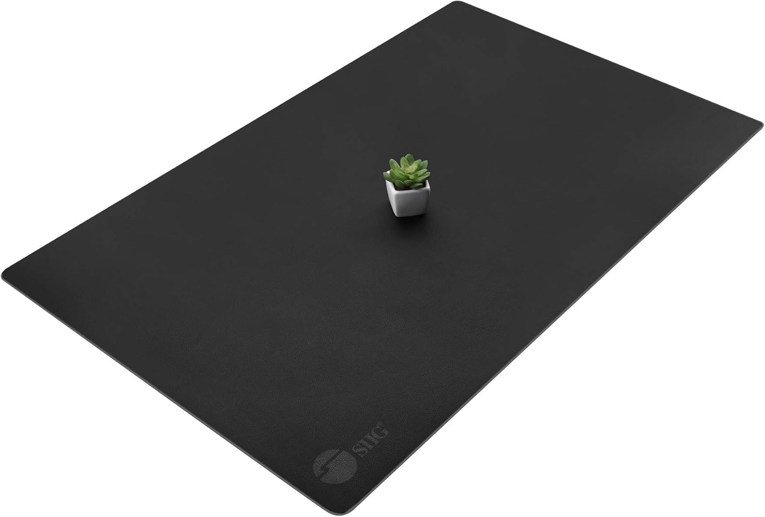 Amazon.com: SIIG Artificial Leather Smooth Desk Mat Blotter Protecter ...