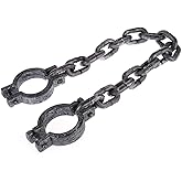 Amazon.com: Bezall Halloween Chain, Plastic Wrist Shackles Prison ...