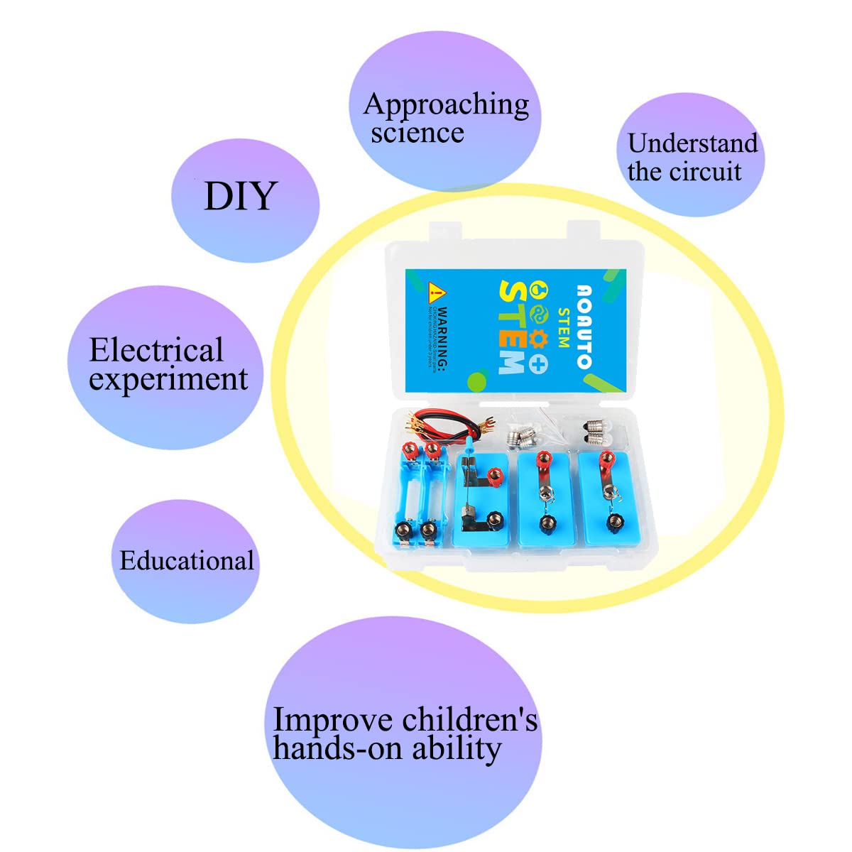 Mua AOAUTO Kids Electricity Circuit Learning Kit,STEM Physics Science ...