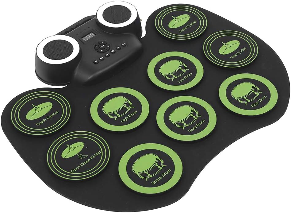 Drum Pad Machine, Electronic Drum Kit, Portable USB Electric Drum Set ...