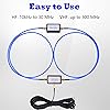 GOOZEEZOO 250mW YouLoop Portable Passive Magnetic Loop Antenna with Low ...