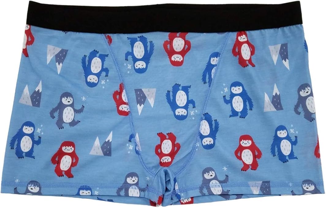Mens Yeti Sasquatch Abominable Snowman Underwear Boxers Boxer Briefs at ...