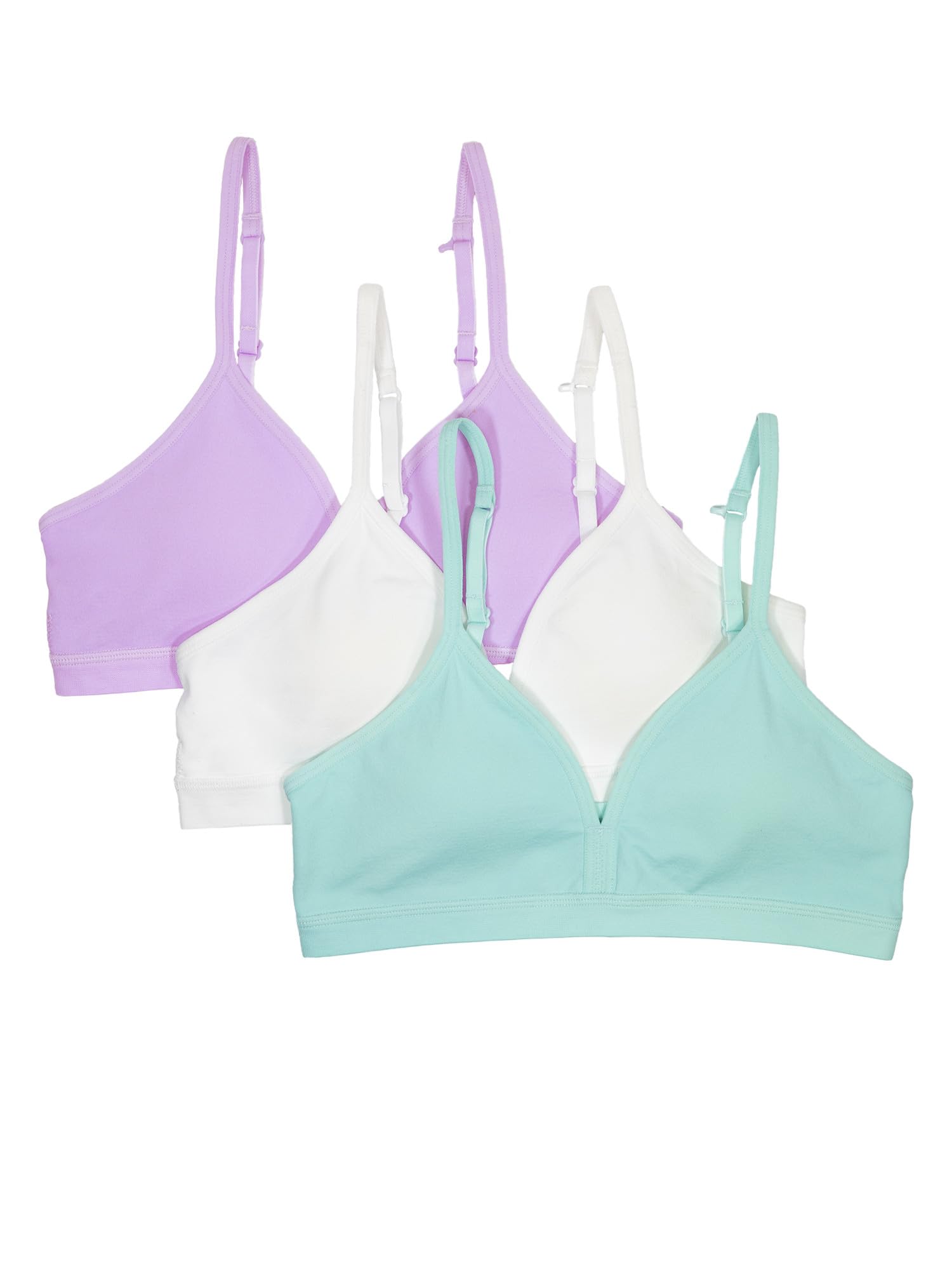 Fruit of the Loom Girls' Soft and Smooth Training Bra, Aruba Blue ...