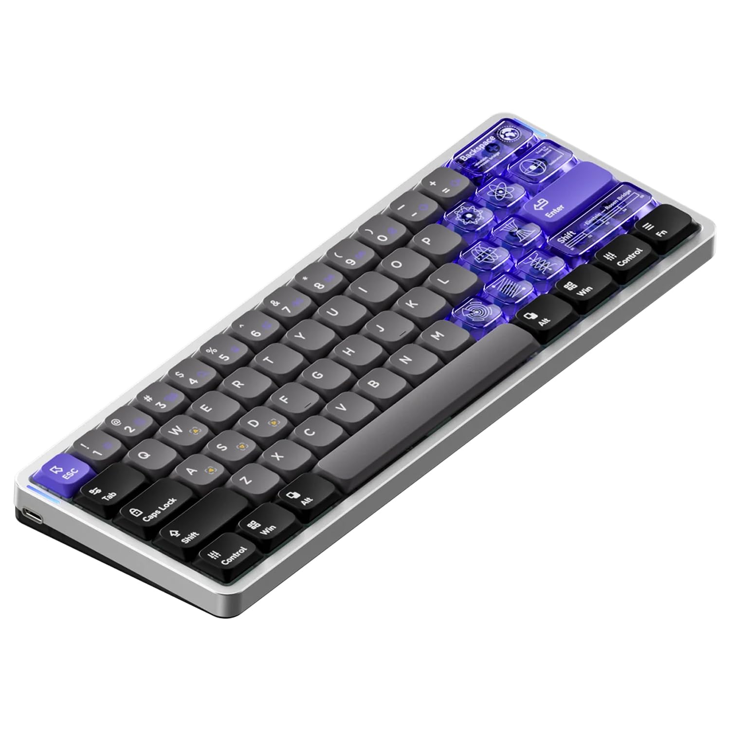 nuphy Air60 HE Magnetic Switch Gaming Keyboard,61 Keys Wired Keyboard ...