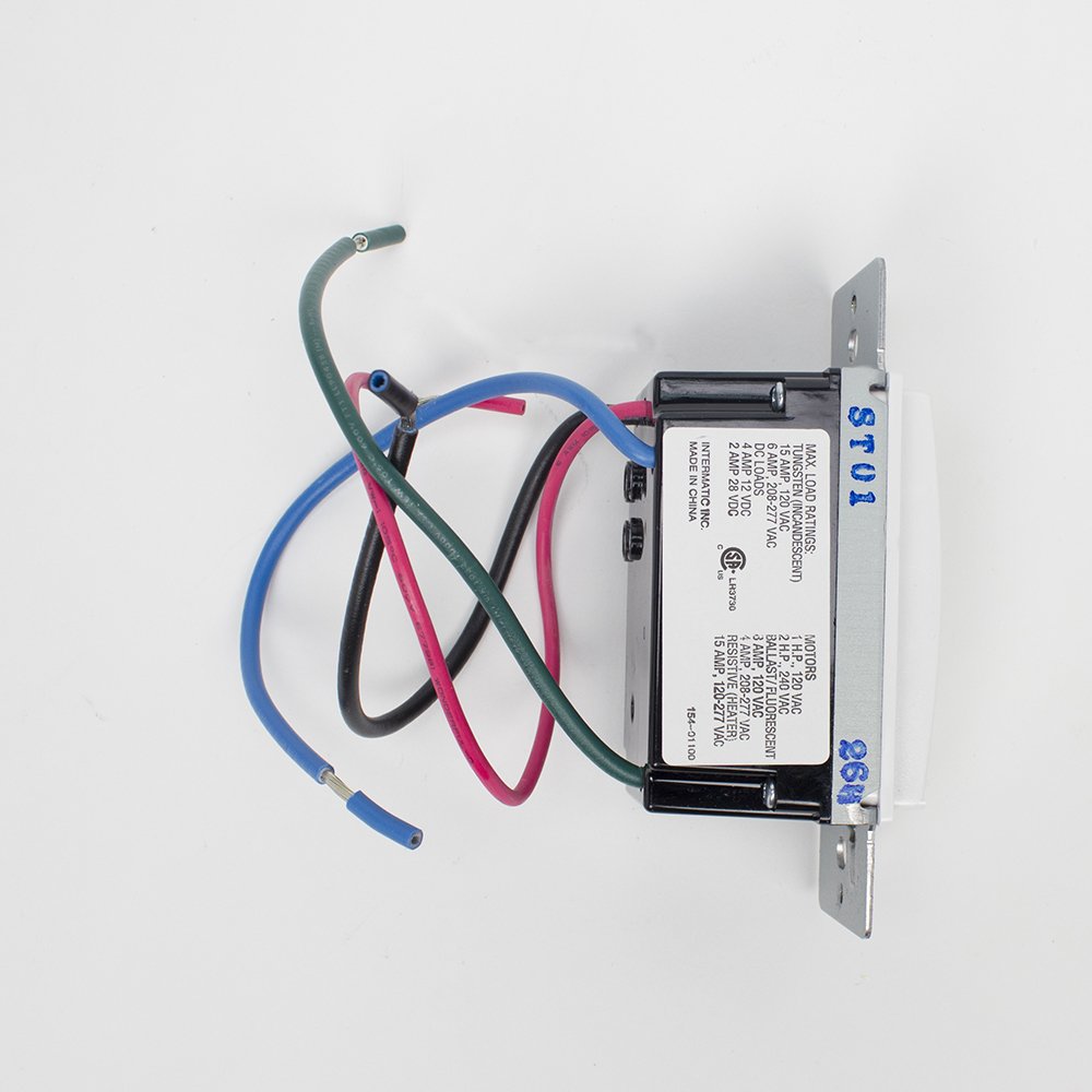 Intermatic ST01 7 Day Programmable In Wall Digital Timer Switch for ...