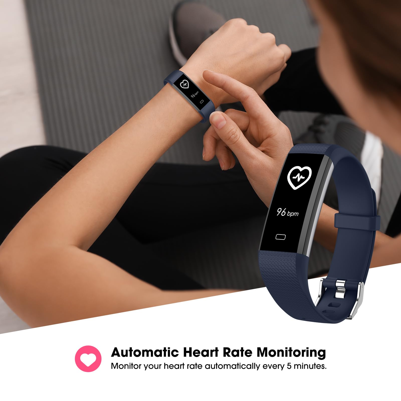 Mua Stiive Fitness Tracker with Heart Rate Sleep Monitor, Daily IP68 ...