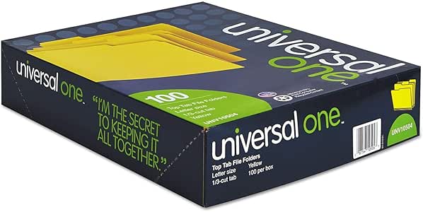 Amazon.com : UNV10504 - Universal Colored File Folders : Office Products
