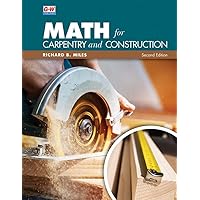 Math for Carpentry and Construction: Miles, Richard B.: 9781635632149 ...