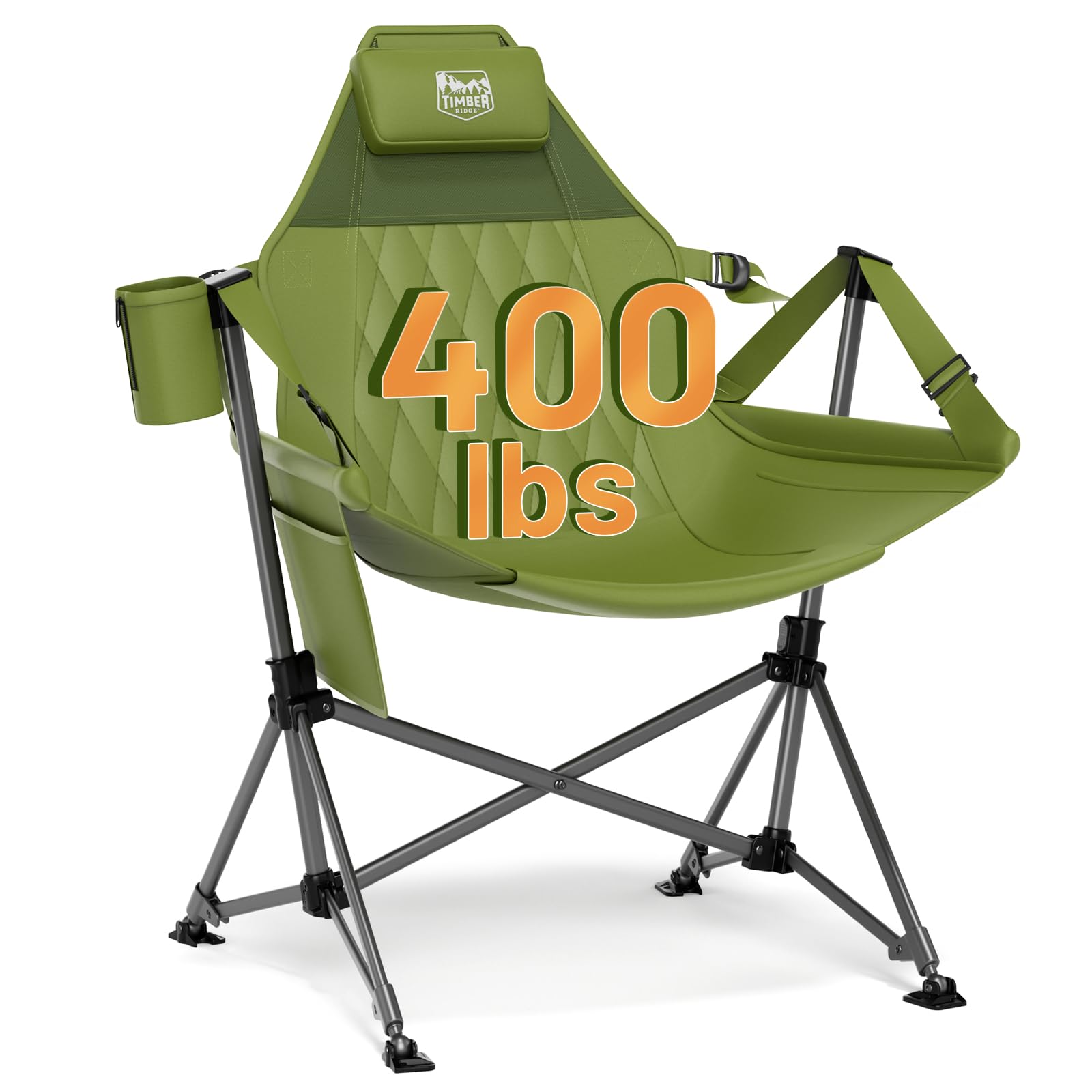 TIMBER RIDGE Oversized Hammock Camping Chair, Swinging Chair with ...