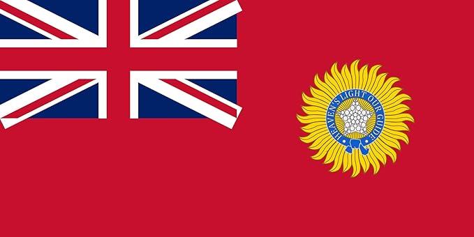 Amazon.com : magFlags XL Flag British Raj Red Ensign | Landscape Flag ...
