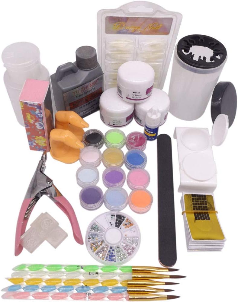 kit de uñas Kit Profesional Completa de para Uñas Acrílicas Decorar ...