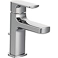 Moen 6900 Rizon One-Handle Modern Bathroom Faucet with Drain Assembly ...