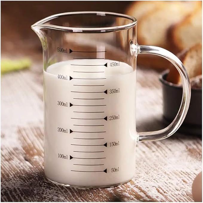 Glass Measuring Cups Use For Milk Frothing Jug Milk Pitcher Making glass-measuring-cups-use-for-milk-frothing-jug-milk-pitcher-making