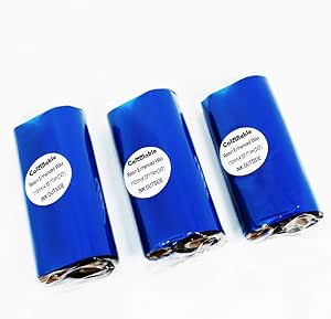 Amazon.com: DEFMATE 3Rolls 4.33" x 243' (110mmx74m) Resin Enhanced Wax ...