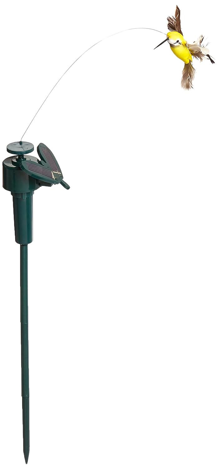 Solar Hummingbird, Solar / Battery Power Fluttering Flying Dancing ...