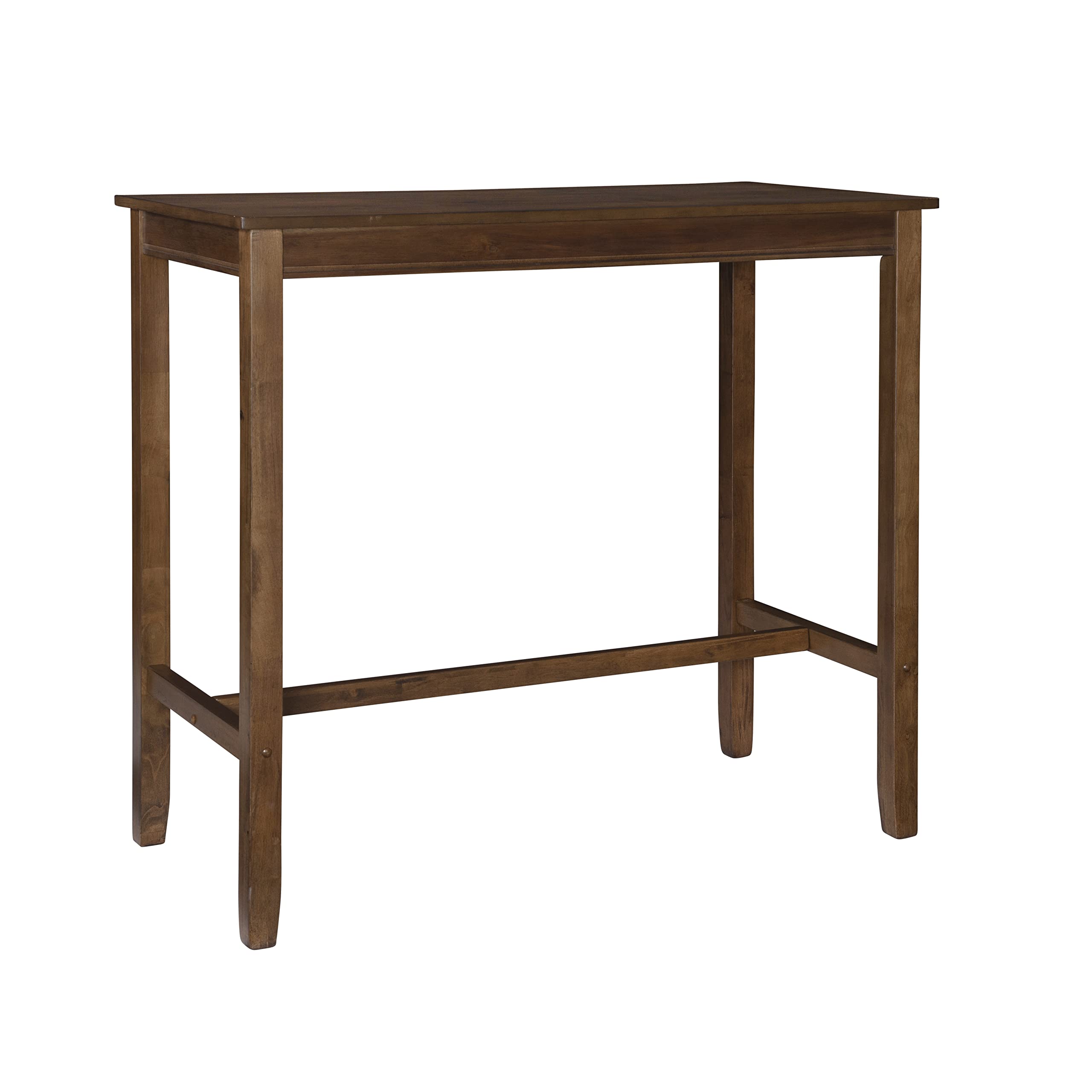 Linon 42 inch Height Pub Claridge Table, Rustic Brown Bar for sale ...
