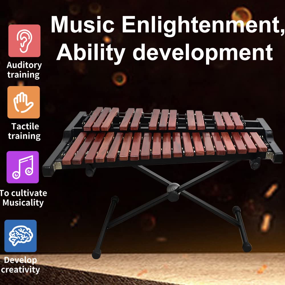 Mua TNZMART 32 Key Xylophone Set with Adjustable Stand Wooden ...