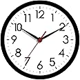 Amazon.com: AKCISOT Wall Clock, Modern Small Wall Clocks Battery ...