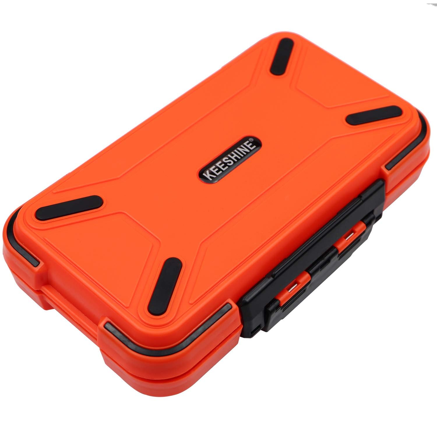 KEESHINE SMALL Fishing Tackle Box, Floating Storage Box, Double-Sided ...