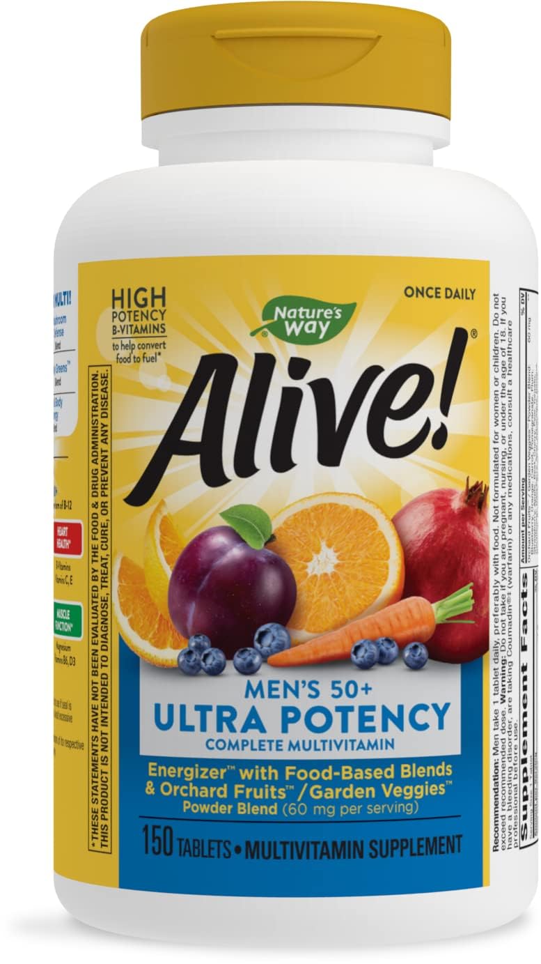 Mua Alive! Men’s 50+ Daily Ultra Multivitamin, High Potency Formula ...