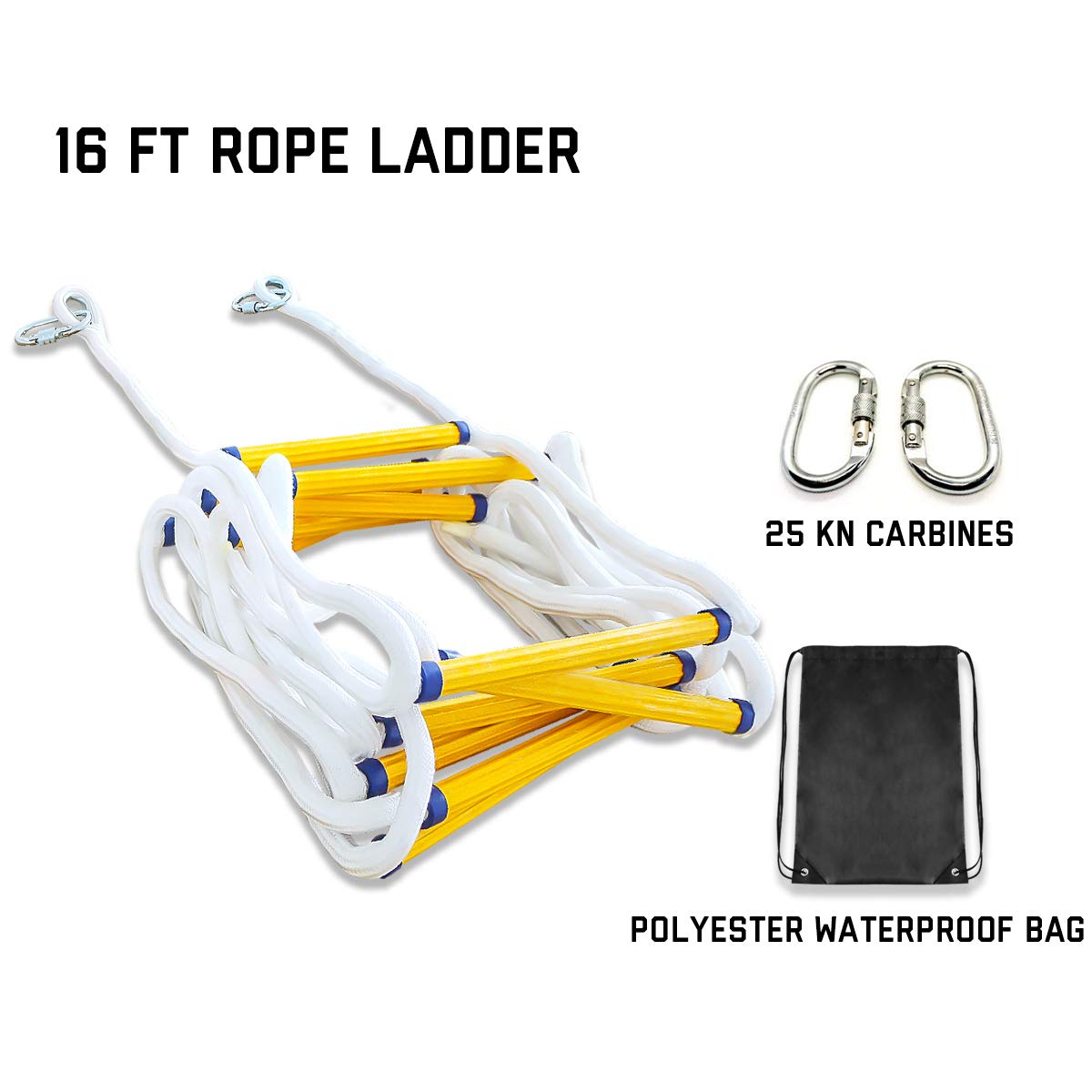 Mua Emergency Fire Escape Rope Ladder 2 Story Homes 16 Feet Flame ...