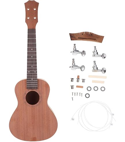 28 Piece Craft Kit Flexman DIY Ukulele Kit - 28 Piece Heart Shaped ...