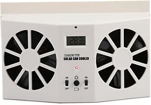 Amazon.com: AUTOLOVER Solar Powered Car Cool Cooler Fan Auto Front/Rear ...