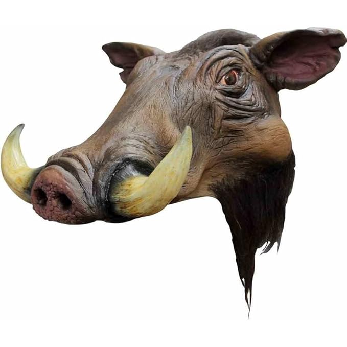 Amazon.com: Wild Boar Head Mask Helmet: Clothing