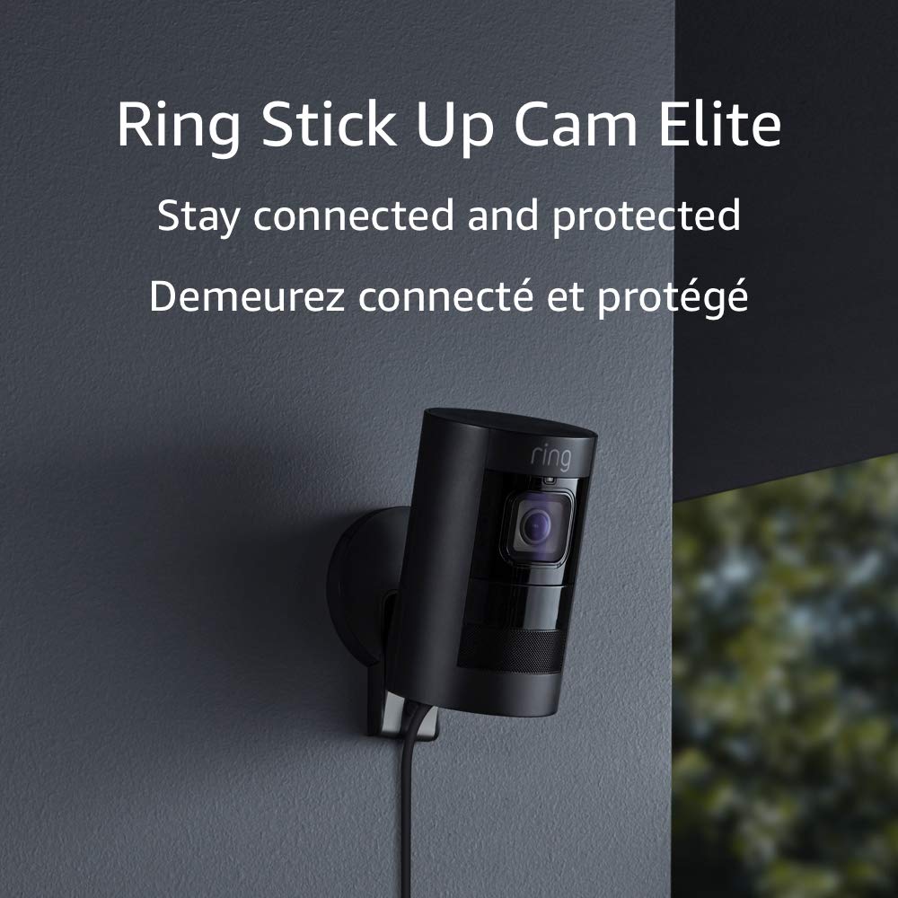 Ring Stick Up Cam Elite – Power over Ethernet HD Security Camera with ...