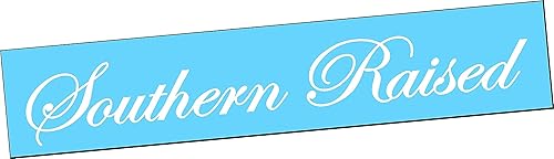 Amazon.com: SOUTHERN RAISED 24" Vinyl DECAL Sticker VERTICAL Windshield ...
