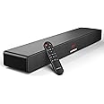 Sound bar Wooden MEREDO Sound Bars for TV 2.1CH Built-in Subwoofer 150W ...