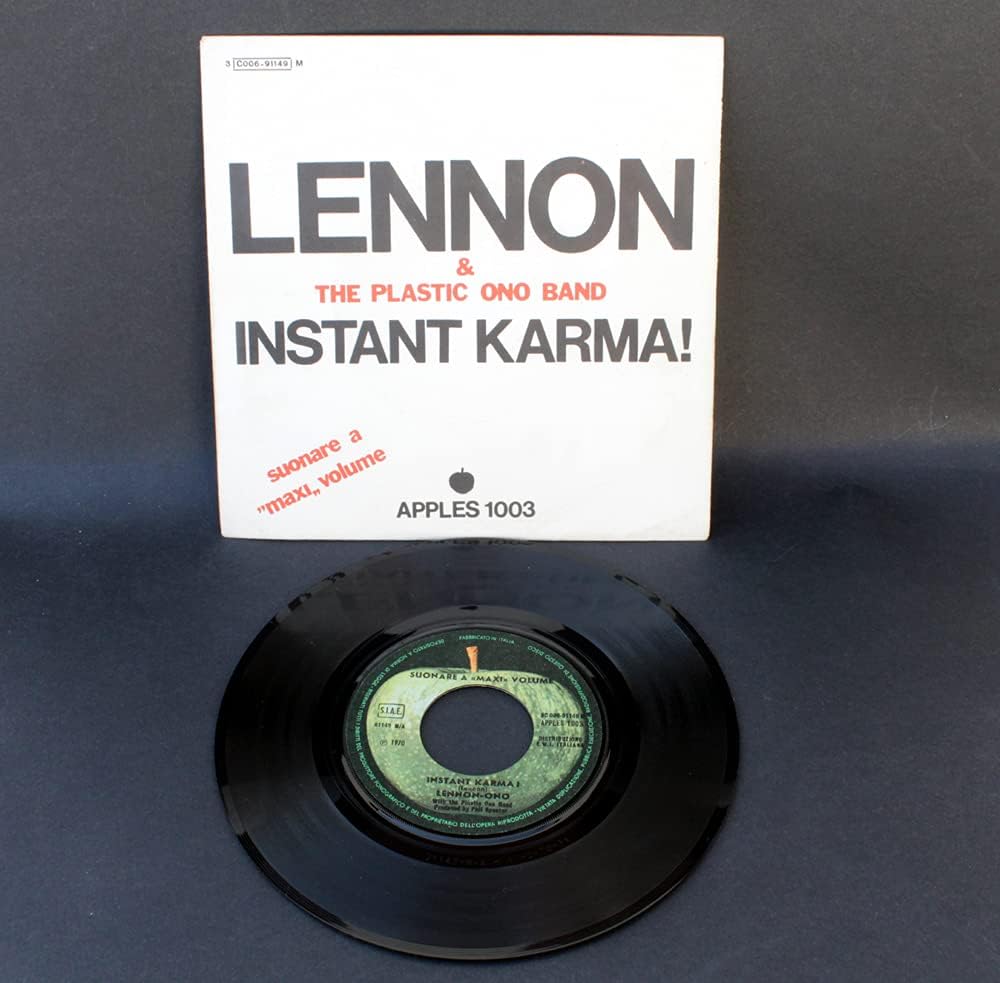 John Lennon - Instant Karma! - 7" Single 1970 - Apple Records APPLES ...