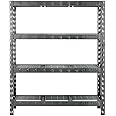 Amazon.com: Gladiator 4-Shelf 60 in. W x 72 in. H x 18 in. D Welded ...