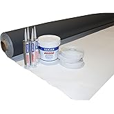 Amazon.com: PVC RV Rubber Roof Kit 45 mil | 9'6'' Wide x 10'-40' Long RV (Camper) Roof Repair ...