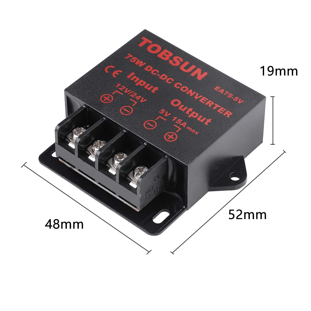 Mua DC Voltage Regulator Buck Converter DC 12V 24V to DC 5V 15A 75W ...