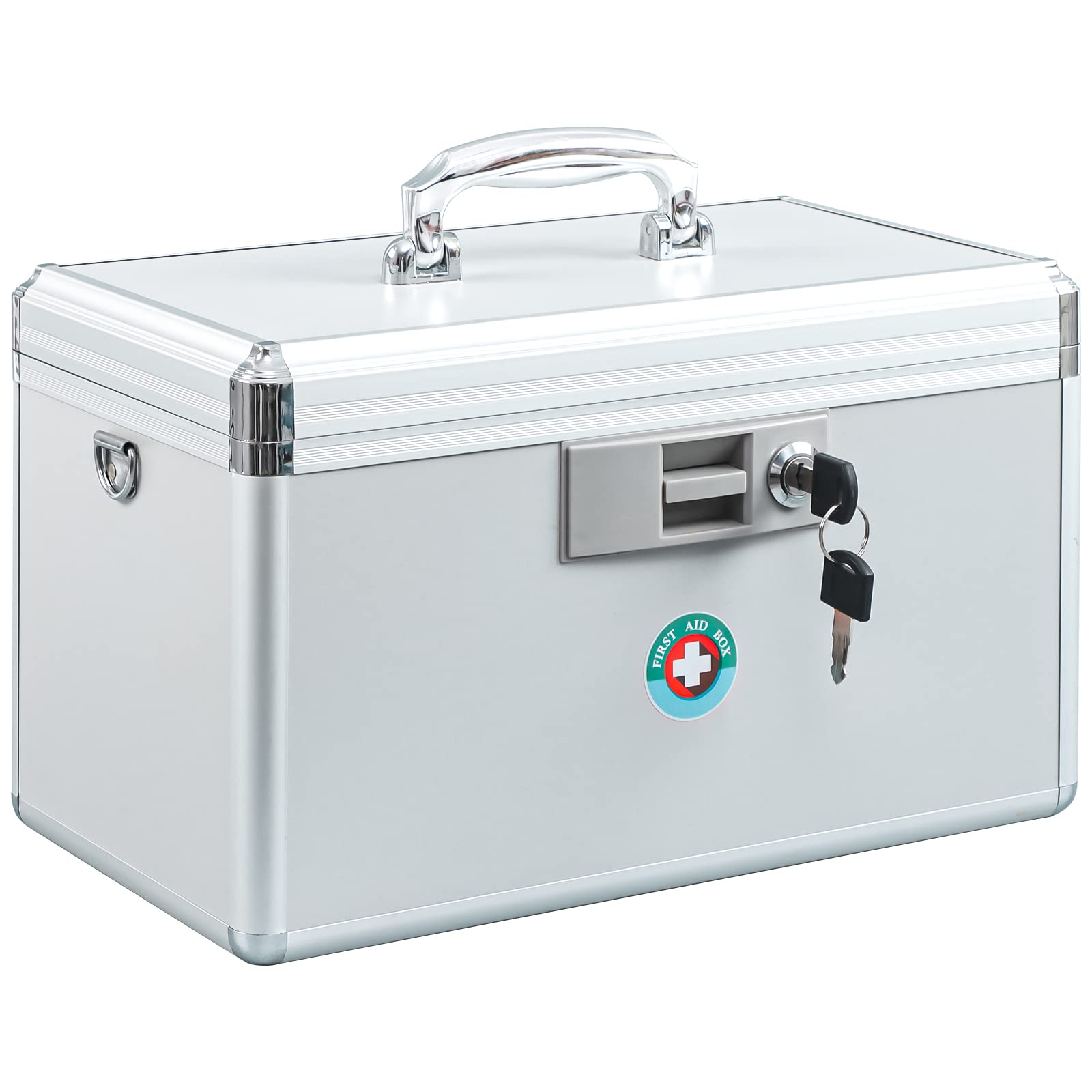 KYODOLED Locking Key Medicine Box,First Aid Key Safe Box with Lock,Key ...
