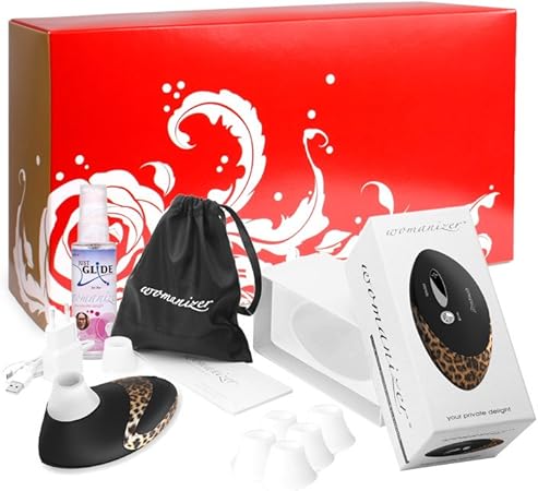 Womanizer Box: Womanizer Pro W500 schwarz/leopard + Gleitgel + 5 ...