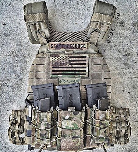 Large 5x3 Inch Infrared Multicam IR Reflective Us Flag Mil-spec Patch (hook/loop Back) on ...