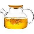 Amazon.com | PARACITY Glass Teapot Stovetop 20 OZ/600ml, Borosilicate Clear Tea Kettle with ...