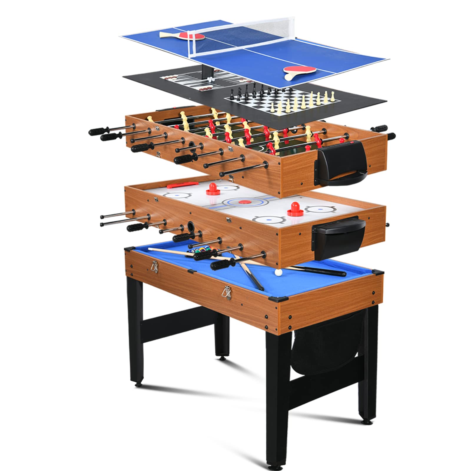 Mua RayChee 4ft 7-in-1 Multi Game Table Set for Home, Game Room ...