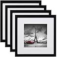 Amazon.com - Egofine 12x12 Frame, Made of Solid Wood with HD Plexiglass for Pictures 8x8 with ...