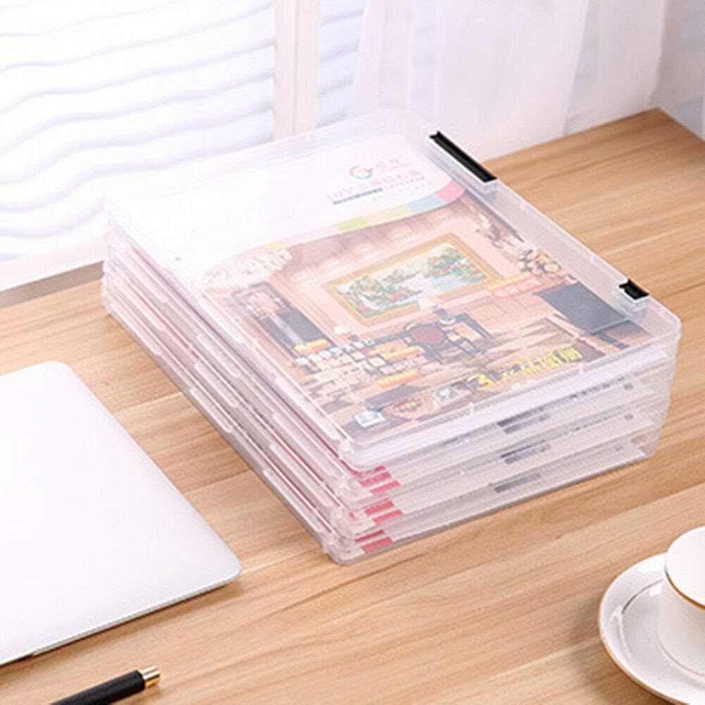 SENRISE A4 File Storage Box, 1 Pcs Multi-Purpose Organiser Slim ...